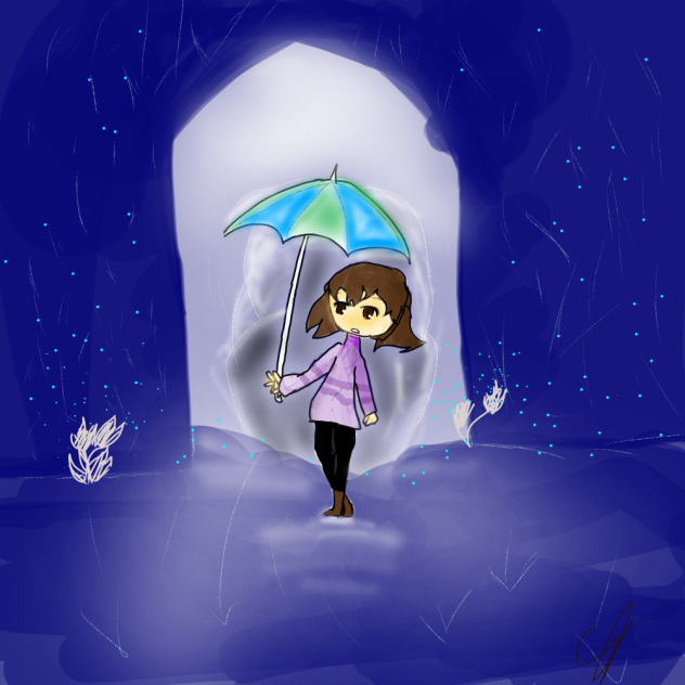 UNDERTALE Speed Paint. [ Waterfall ] - ibisPaint