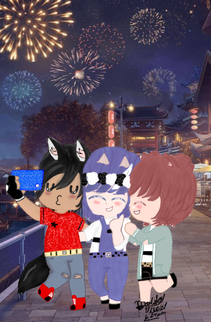 Mejores amigos - ibisPaint