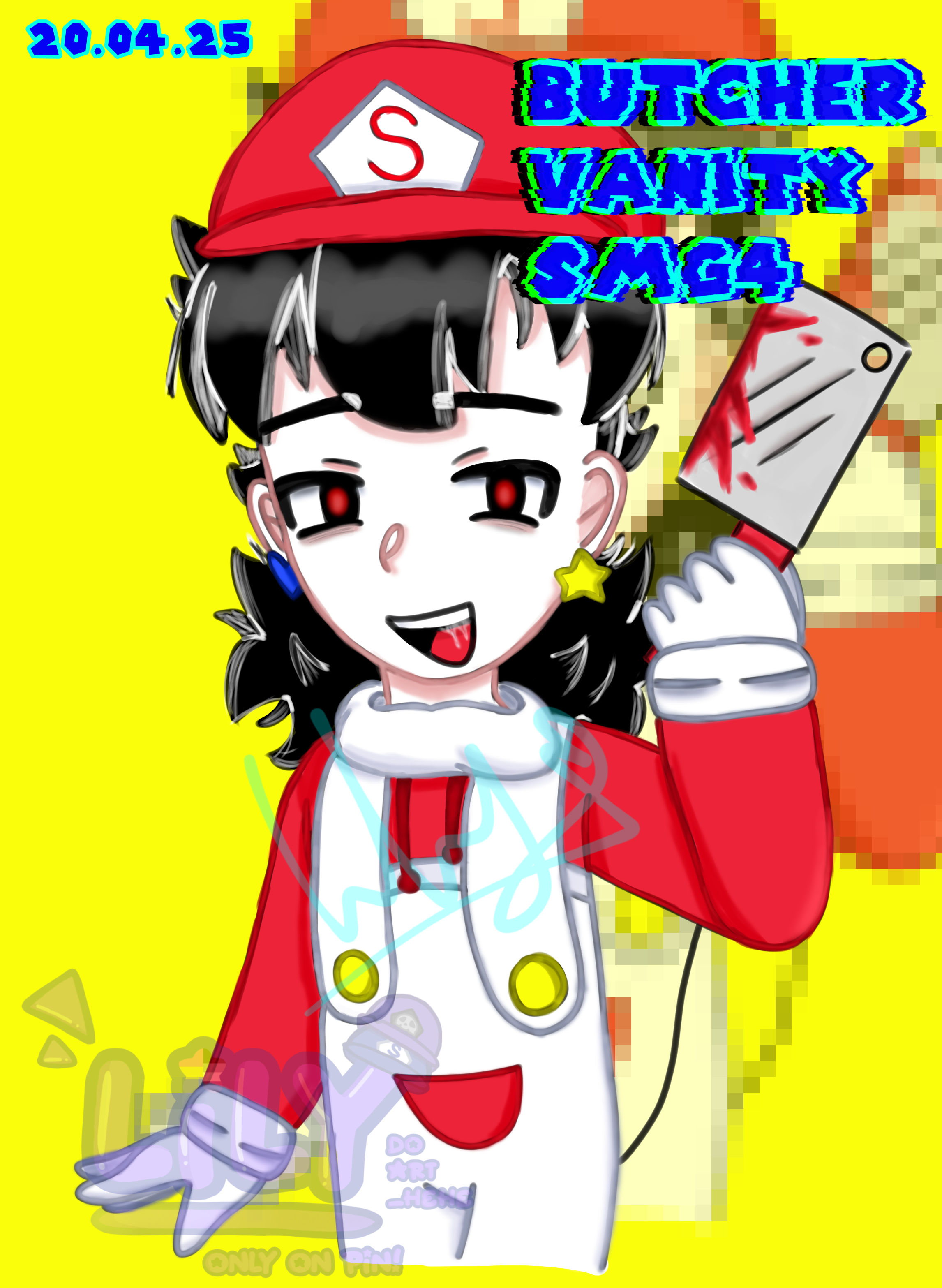 BUTCHER VANITY SMG4 (SLIGHTY BL00D) - ibisPaint