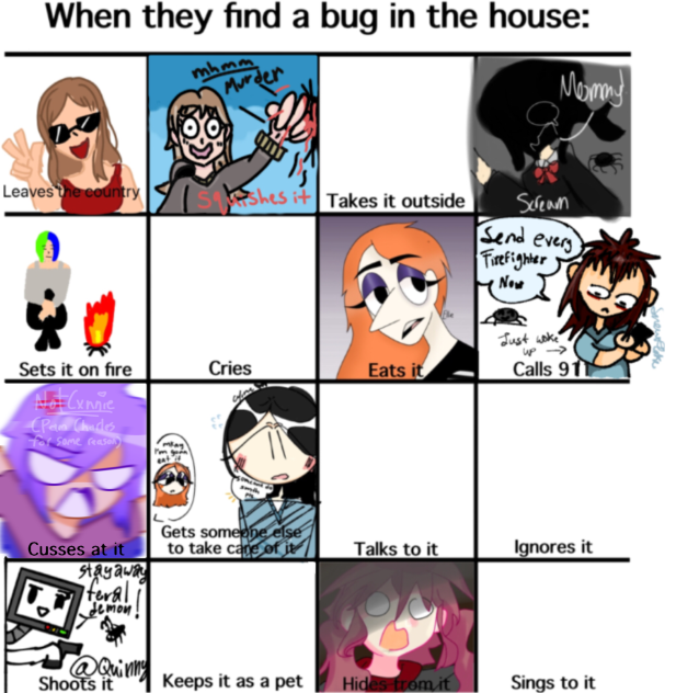 Funni bug meme collab - ibisPaint