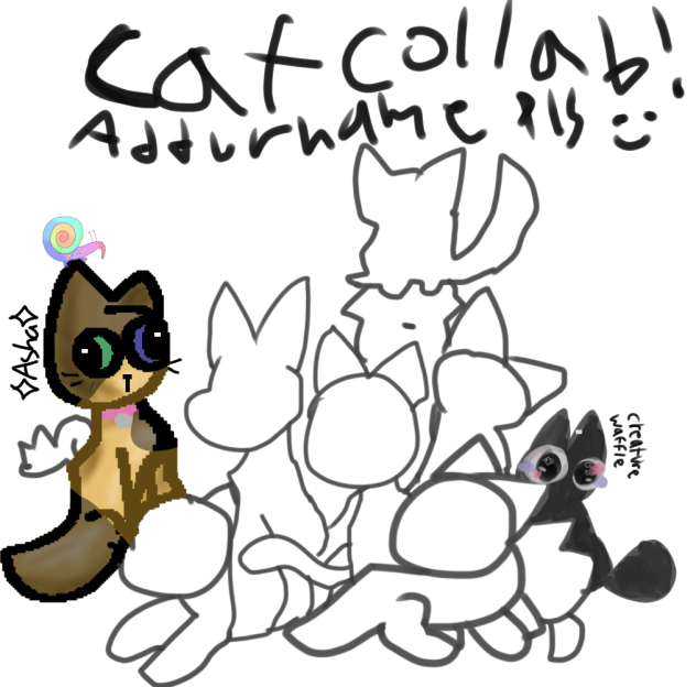 Cat collab! - ibisPaint