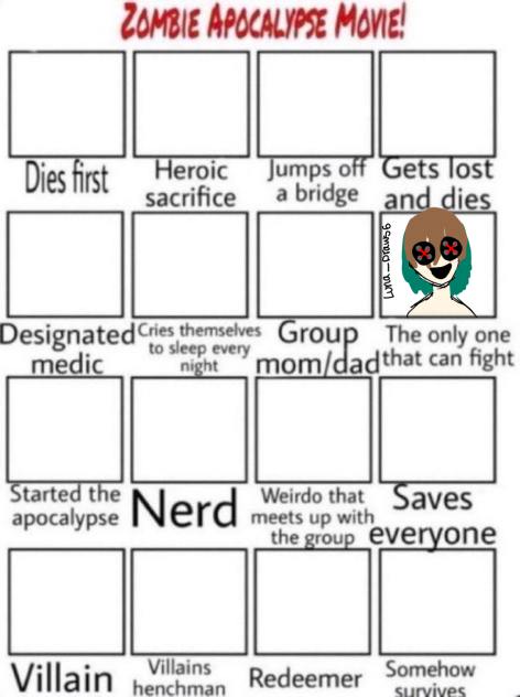 Zombie apocalypse collab - ibisPaint