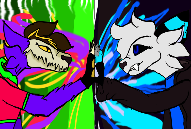 me and wild cat ( read desc) - ibisPaint