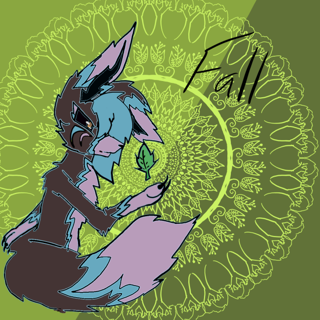 Fall the wolf - ibisPaint