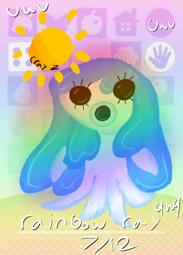 Rainbow ray - ibisPaint