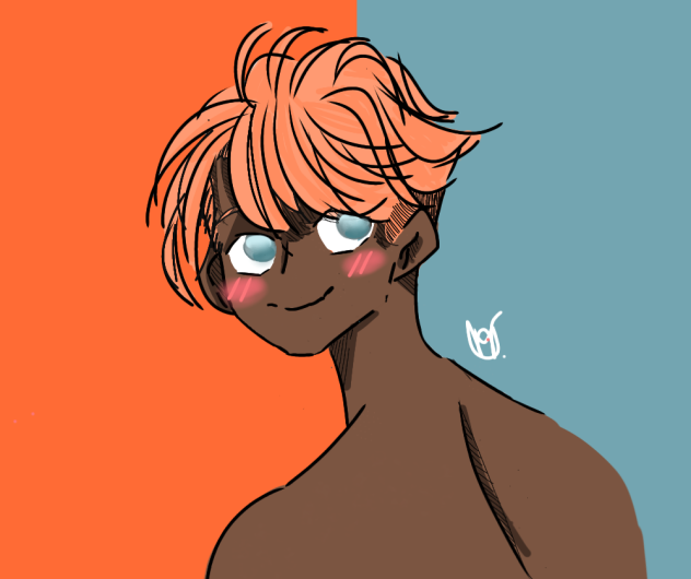 orange haired boi - ibisPaint