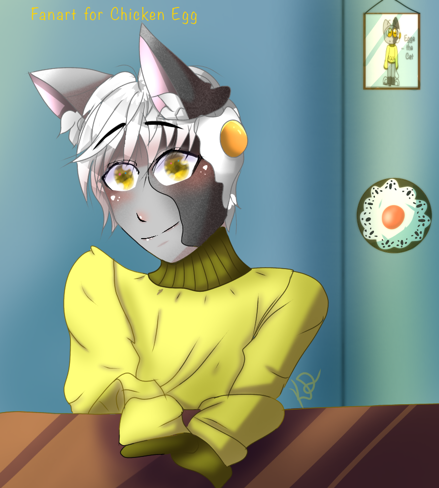 Fanart for Chicken Egg - ibisPaint