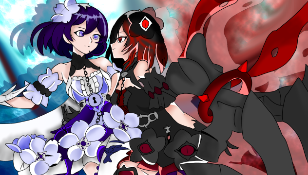 Seele and Veliona - ibisPaint