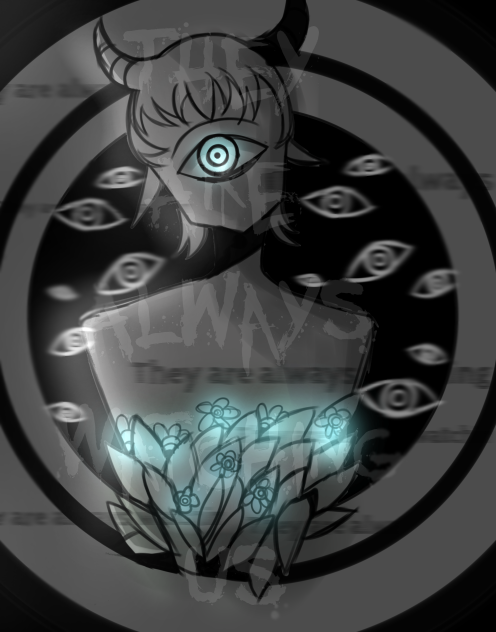 they are always watching - ibisPaint