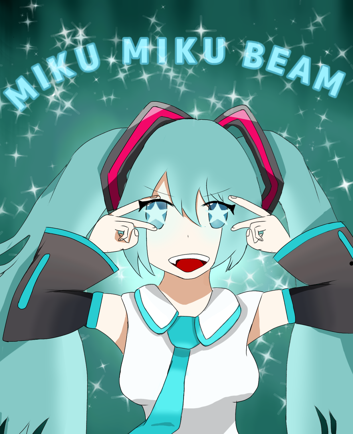 Miku Miku Beam - ibisPaint