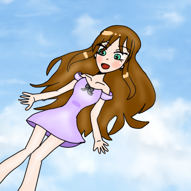 falling from the sky - ibisPaint