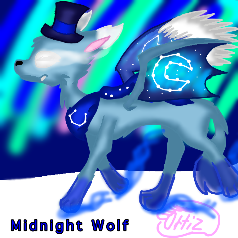 Midnight Wolf(SpeedPaint) - ibisPaint