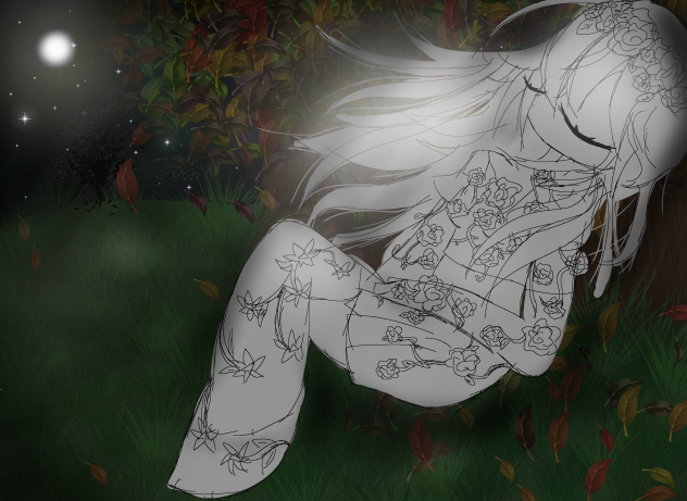 Forest night - ibisPaint