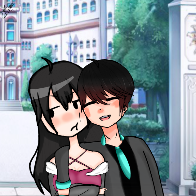 Yumii-chan and ren - ibisPaint