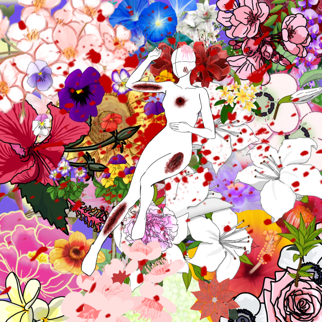 Bloody flowers - ibisPaint