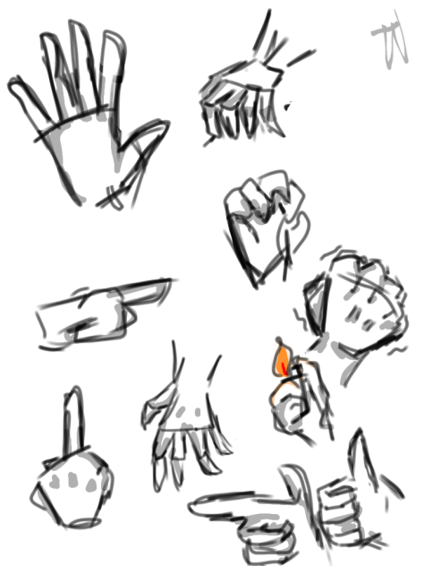 Hand practice - ibisPaint