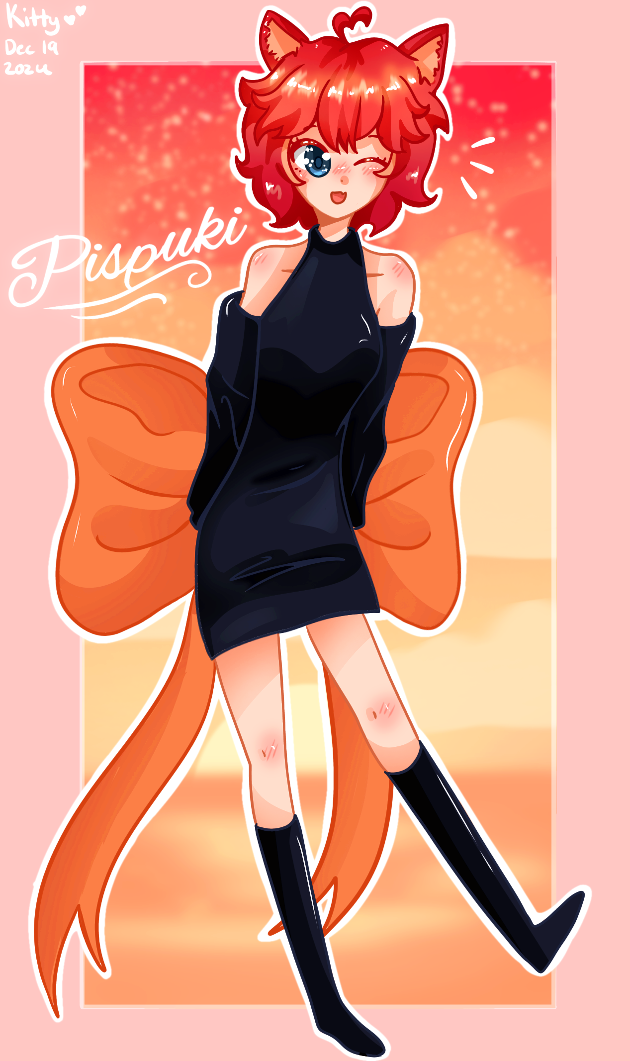 Pispuki Fanart 🌹🍊🌅 - ibisPaint