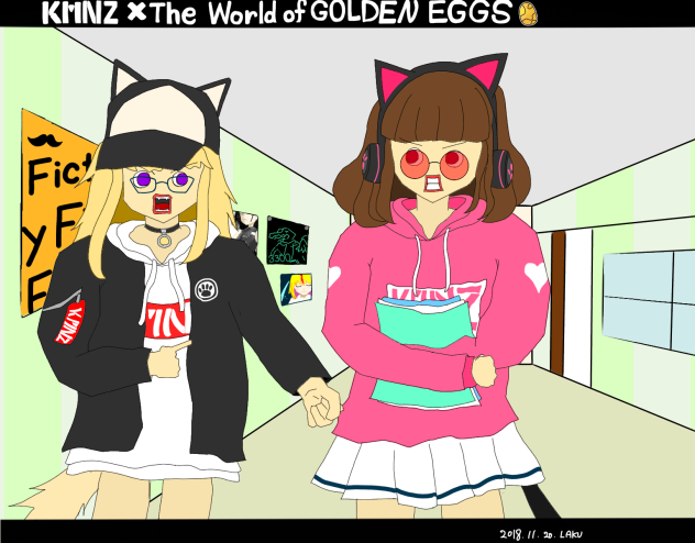 KMNZ ️ The World of GOLDEN EGGS - ibisPaint