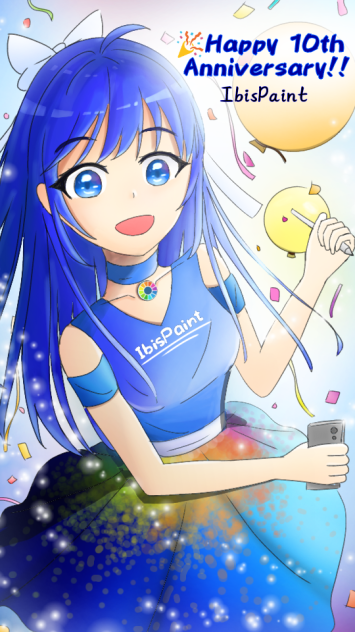 🎉Happy 10th Anniversary!! - IbisPaint - ibisPaint