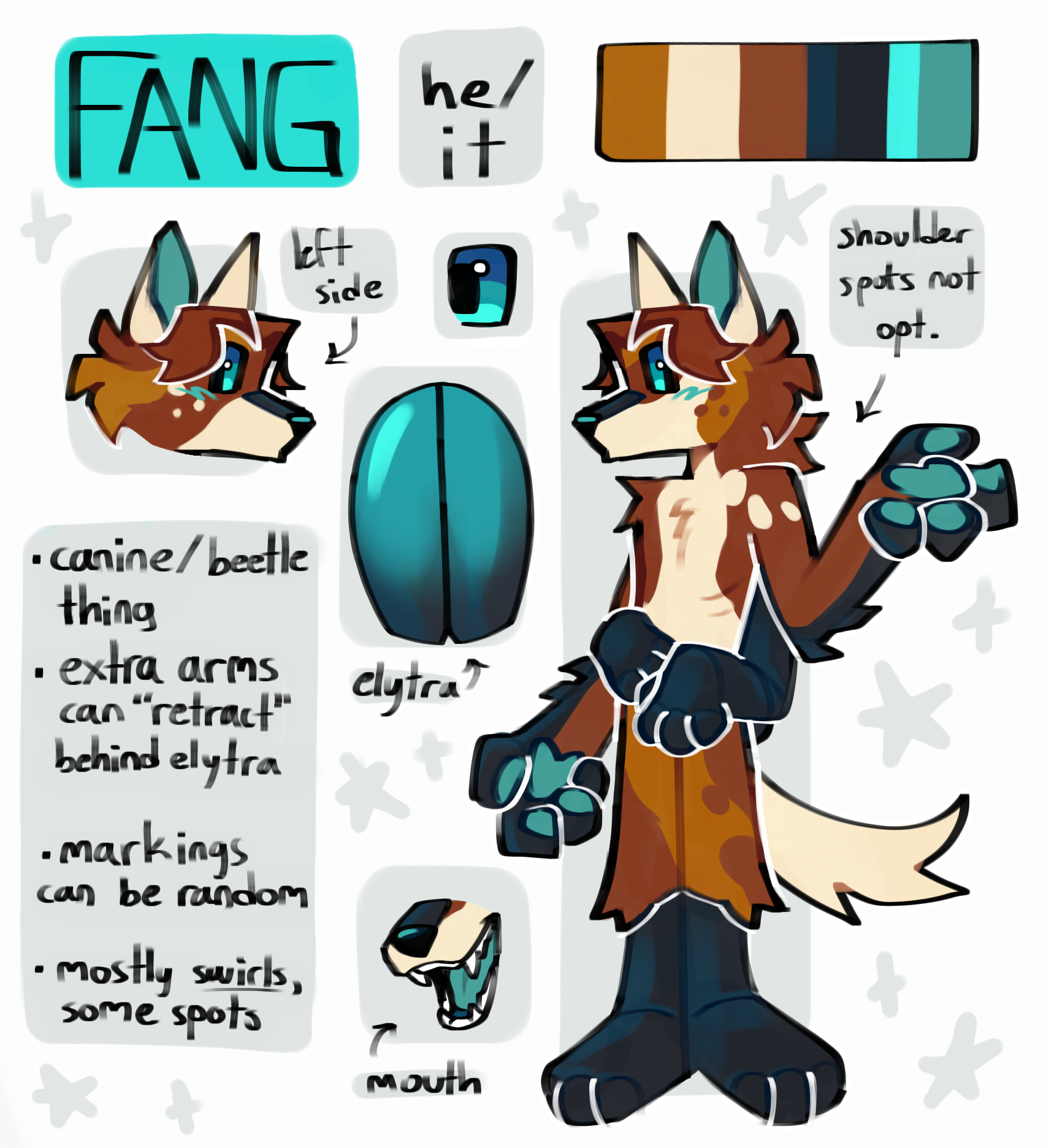 fursona ref - ibisPaint