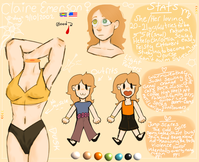 ☀️🌻Claire ref🧡 - ibisPaint