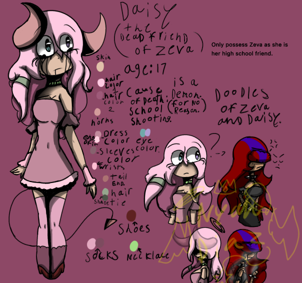 Meet Daisy(The dead friend of Zeva) - ibisPaint