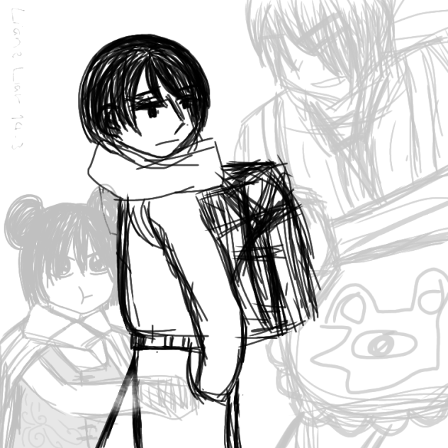 Alone but not just one person. - ibisPaint