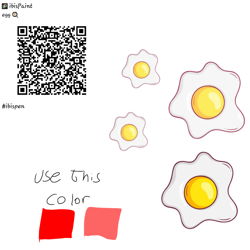 fried egg 🍳🍳 - ibisPaint
