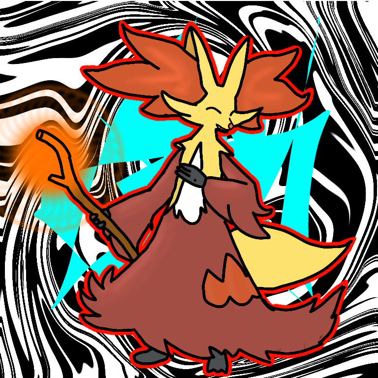 Delphox Drawing - ibisPaint