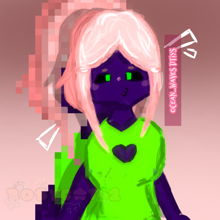 Ocean_Waves Dtiys!!! 💜🩷💚 - ibisPaint