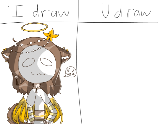 I draw u draw(random OC) - ibisPaint