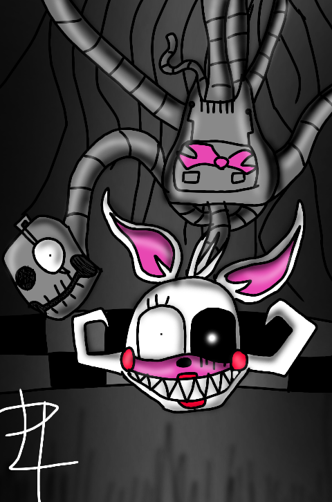 fnaf animated mangle - ibisPaint