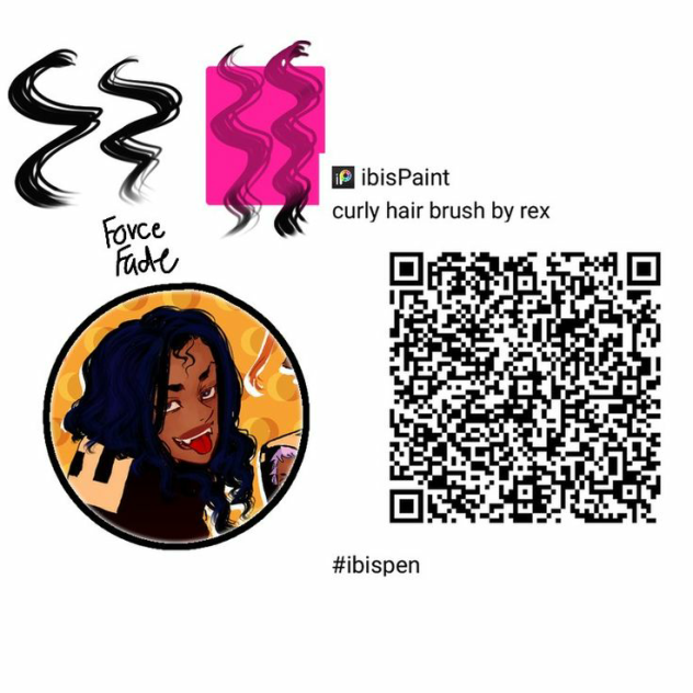 curly hair - ibisPaint