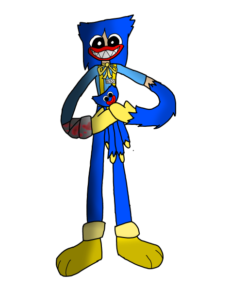 Cute Human Huggy Wuggy - ibisPaint