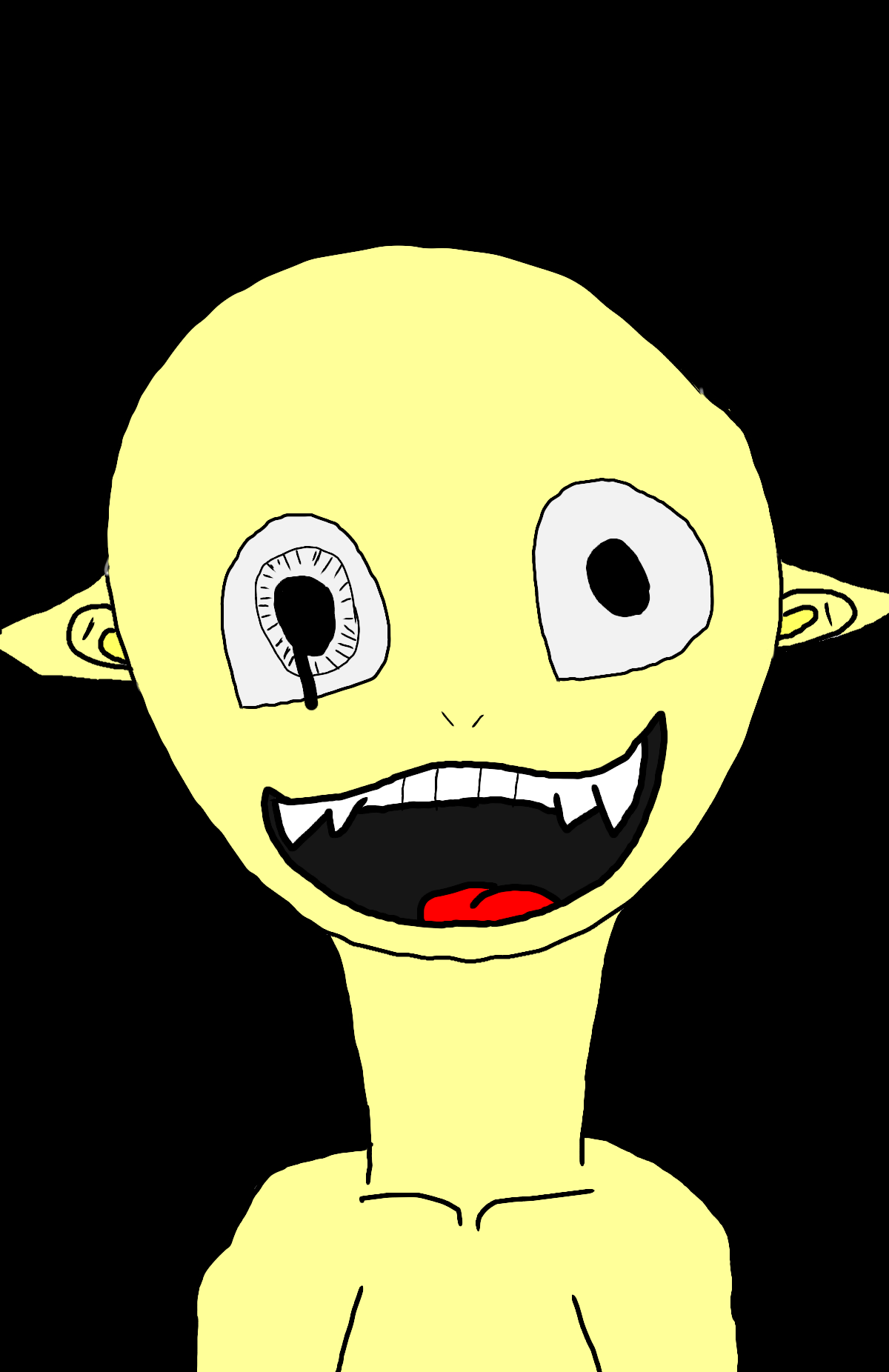 the yellow creature - ibisPaint