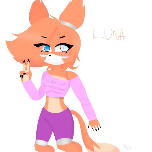 Luna FNAF OC - ibisPaint