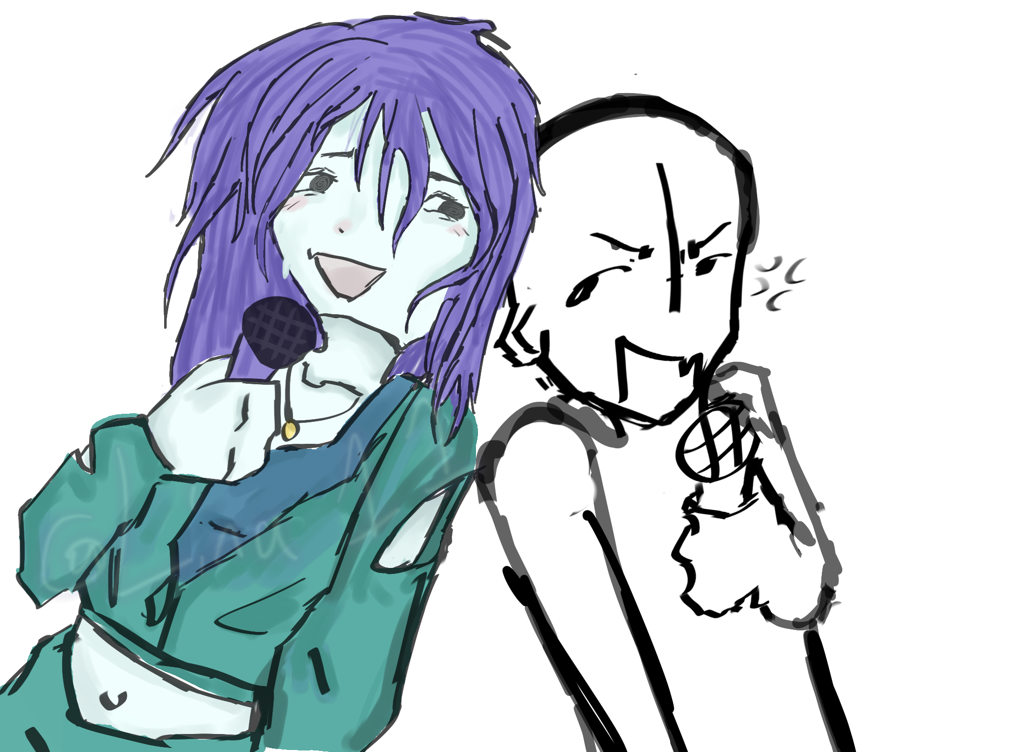 Alien stage battle X3 - ibisPaint