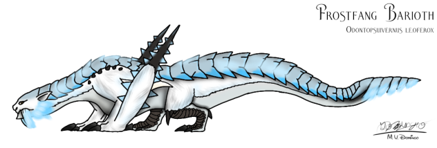 Frostfang Barioth - ibisPaint