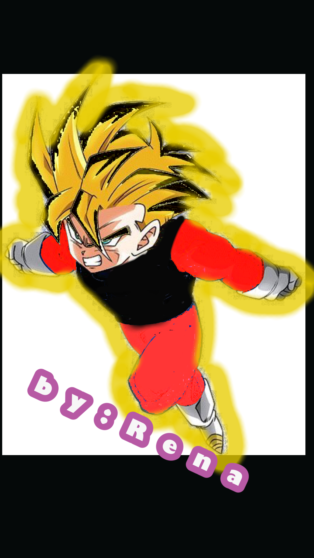 Gohan rebelde xD - ibisPaint