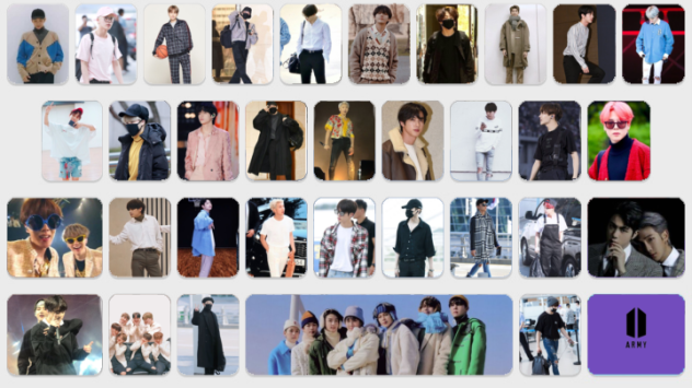 bàn phím bts 5 - ibisPaint