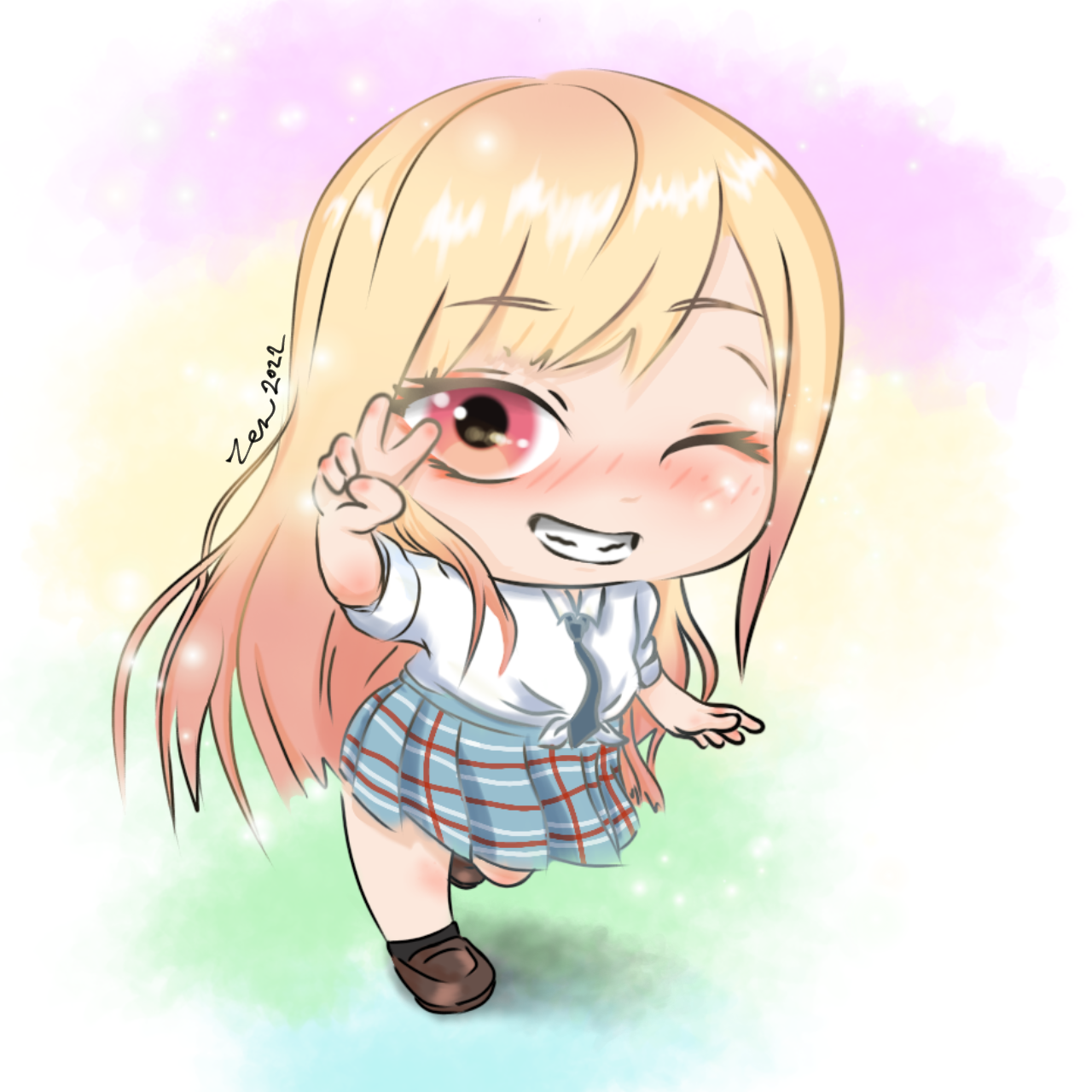 marin kitagawa chibi fanart - ibisPaint