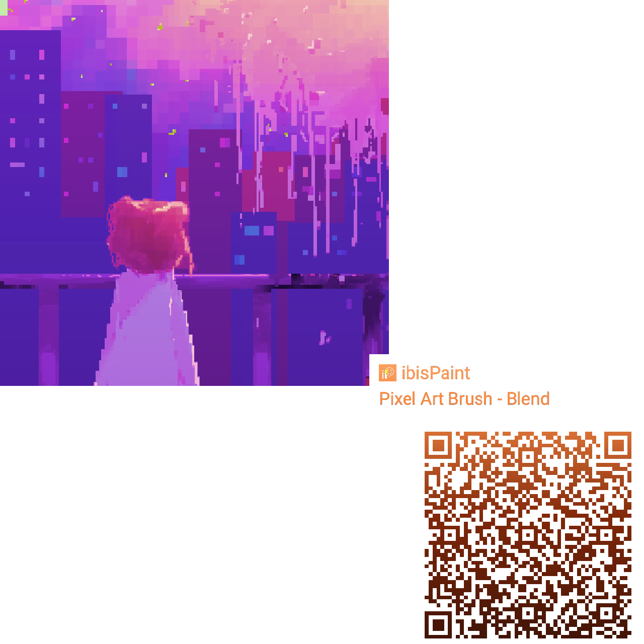 Pixel pen(Blend) - ibisPaint