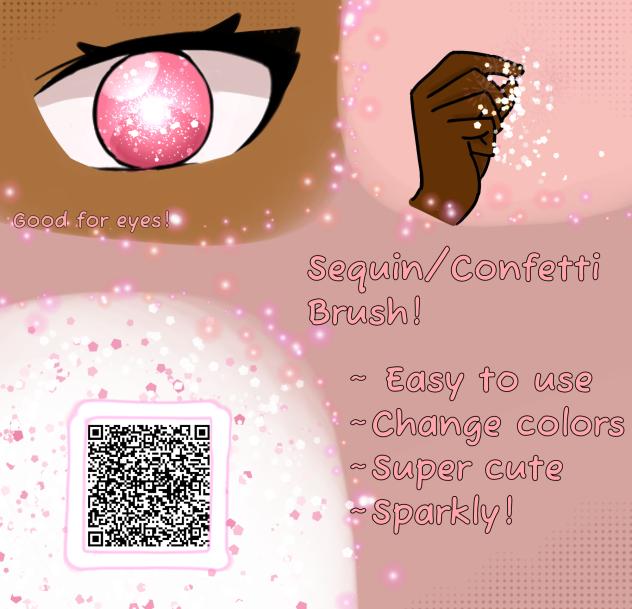 Sparkle sequin brush - ibisPaint