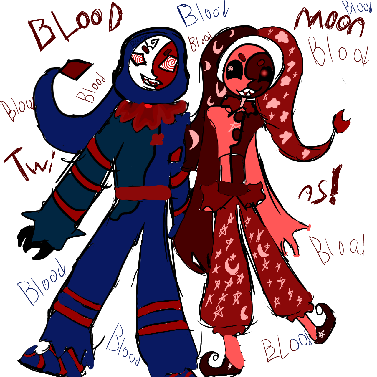 Bloodmoon twins - ibisPaint