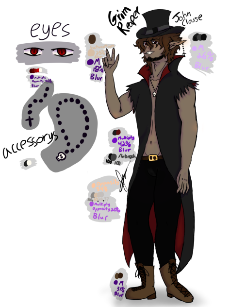 John Clouse Grim Reaper - ibisPaint