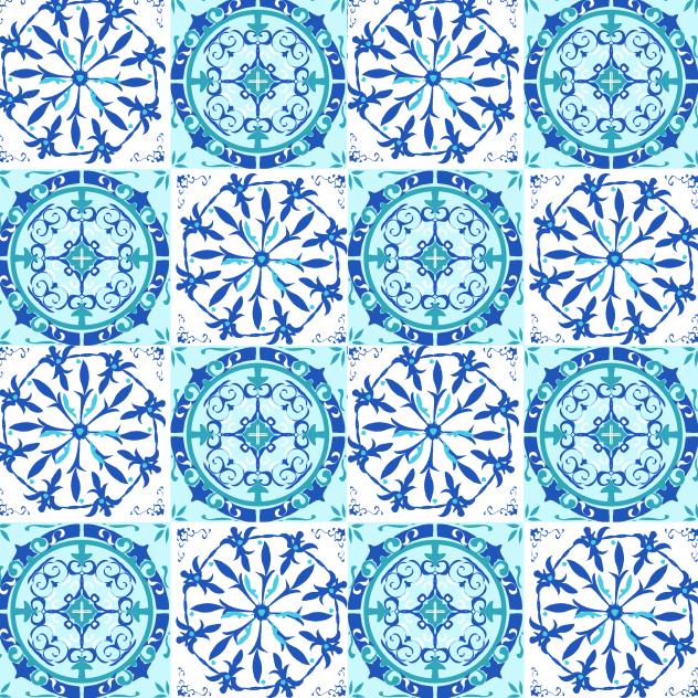 Azulejos pattern - ibisPaint