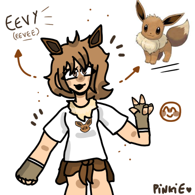 eevee para choque psquico ⚡ - ibisPaint