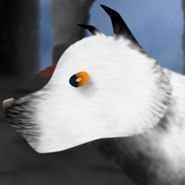 The Ghost Wolf day 4 - ibisPaint