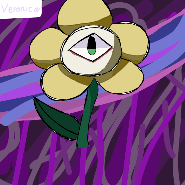 Flowey Horrortale - ibisPaint