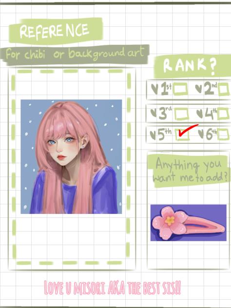 Misorii prize sheet!! - ibisPaint